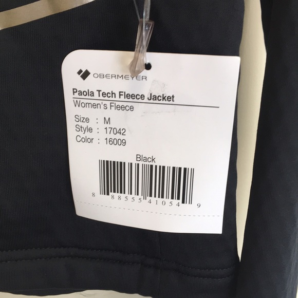 Obermeyer | Jackets & Coats | Nwt Obermeyer Paola Tech Fleece Jacket M ...